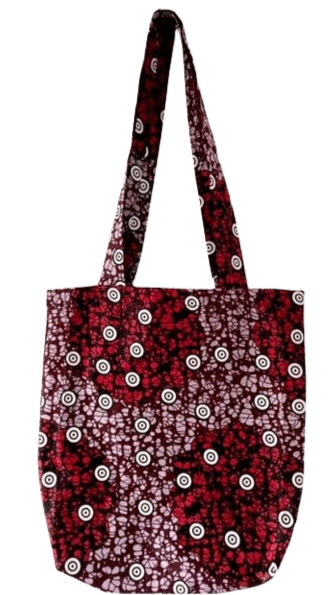 Bag - red/white pattern